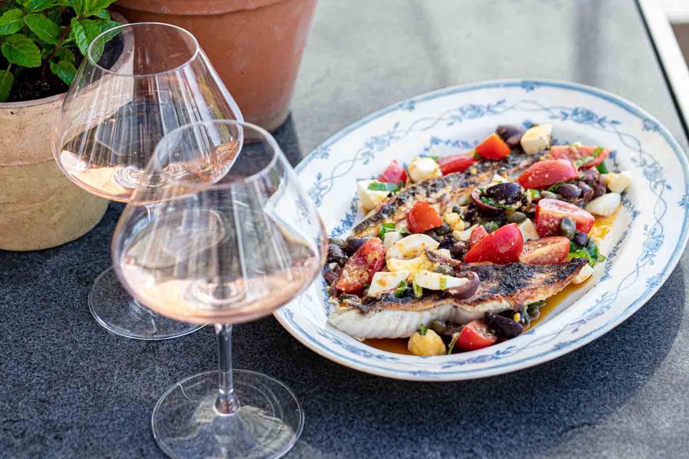 Opskrift på Grillet knurhane med Sauce Vierge | Løgismose.dk