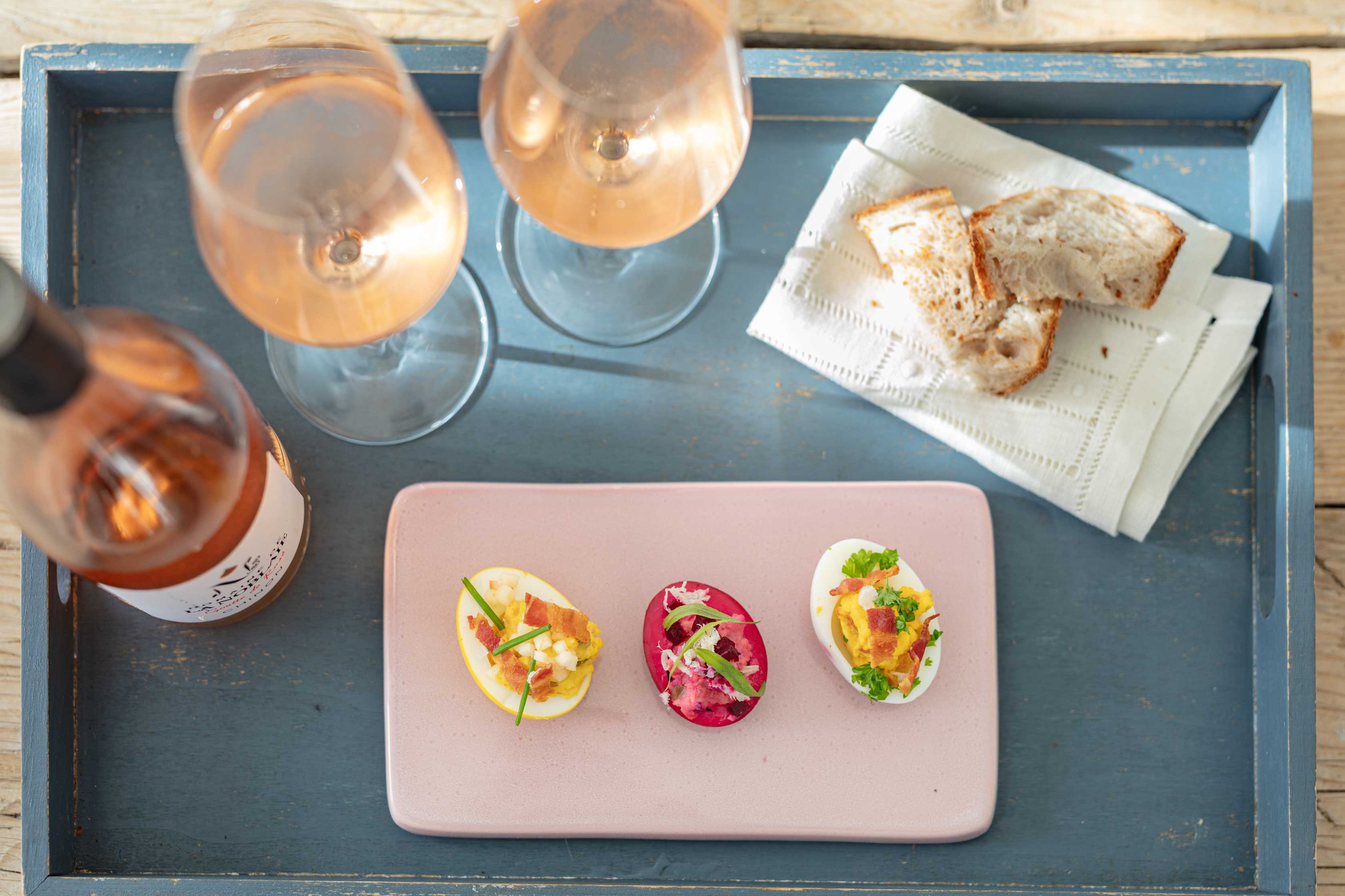 Festlig opskrift med rogn og sprøde rischips | Løgismose