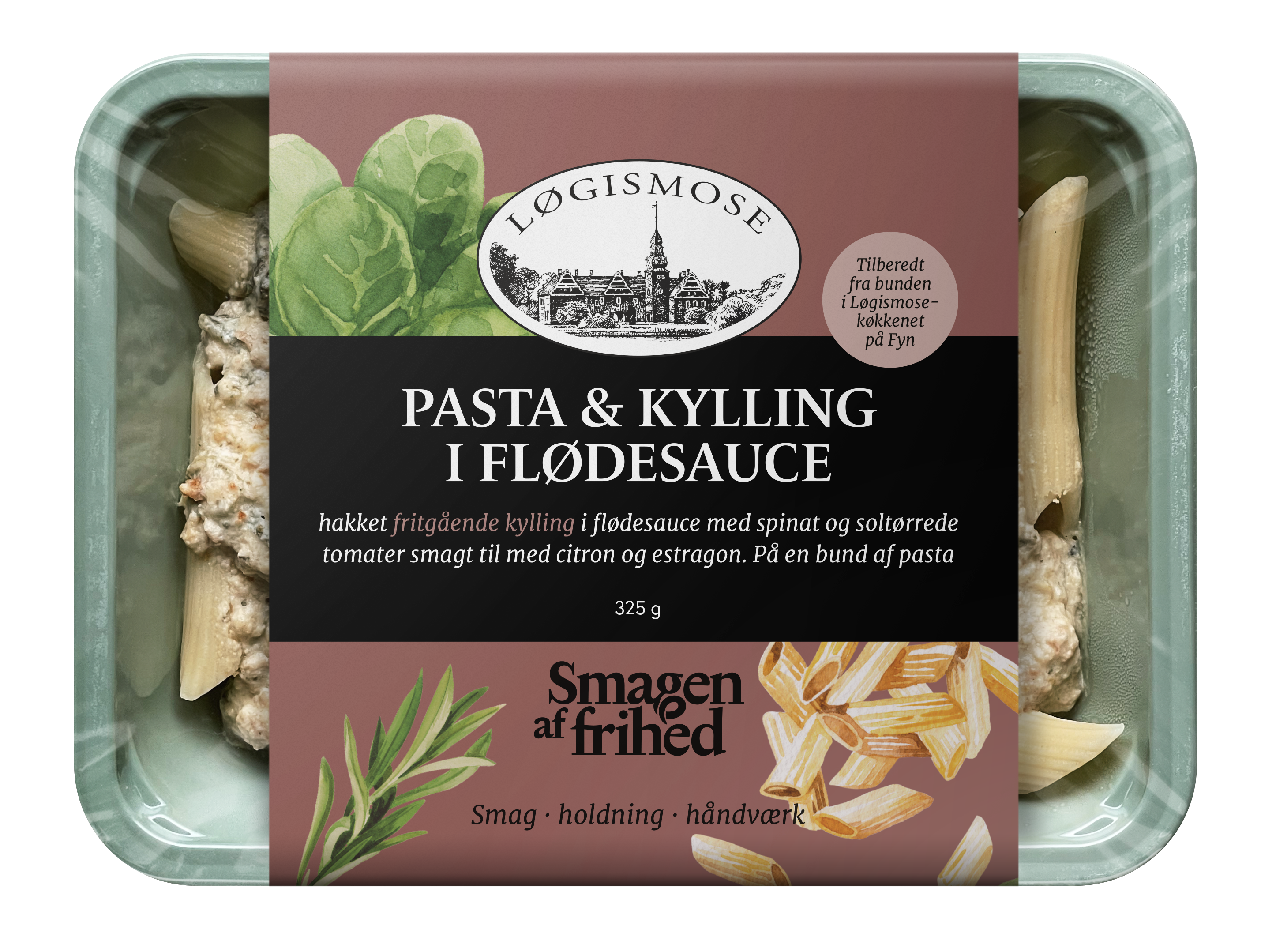 Løgismose | Pasta & kylling i flødesovs